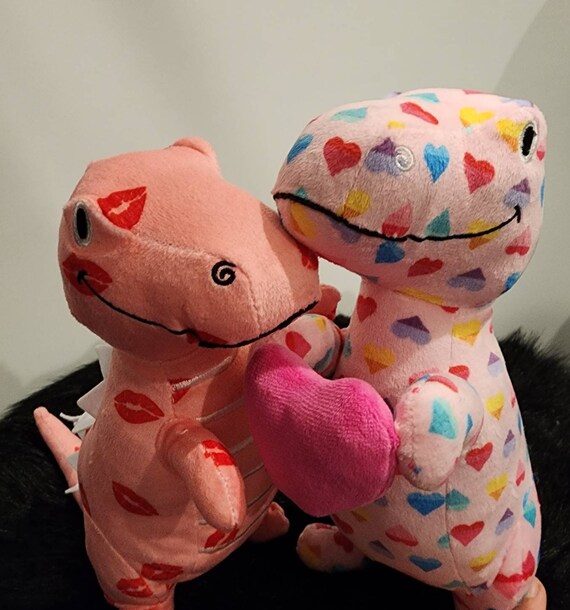Dinosaur Dog Toys Love Dinosaur Dogs Toy Valentine s Day Dog Toy Dog Plush Toy Squeaky Toy Etsy UK