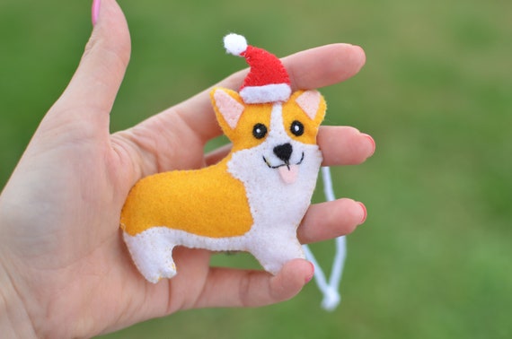 Felt Corgi Ornament Corgi Lover Corgi Gift Corgi Puppy | Etsy
