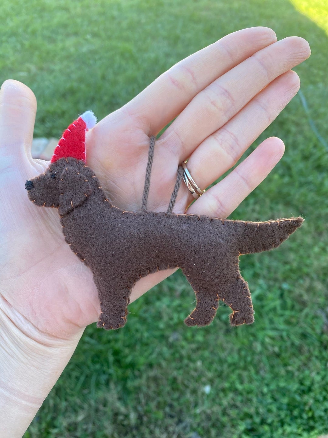 Felt Chocolate Labrador Chocolate Retriever Chocolate Lab Ornament - Etsy