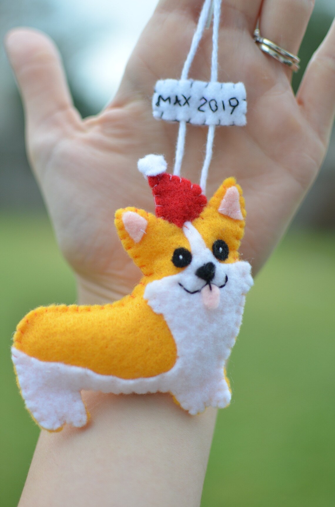Felt Corgi Ornament Corgi Lover Corgi Gift Corgi Puppy - Etsy