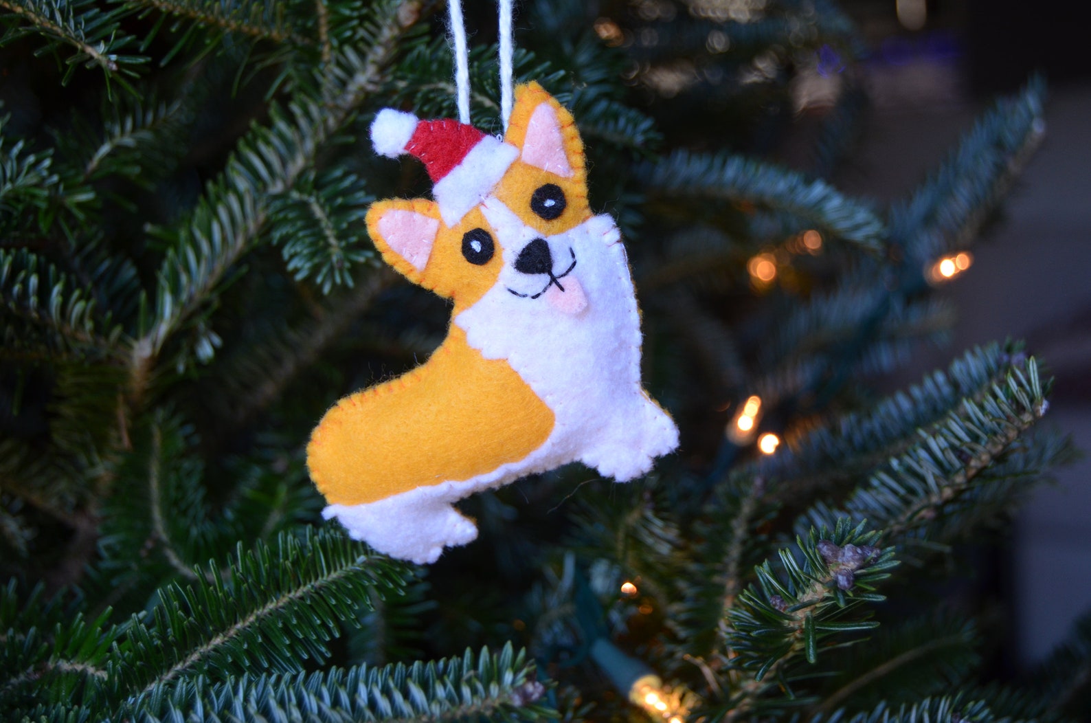 Felt Corgi Ornament Corgi Lover Corgi Gift Corgi Puppy | Etsy