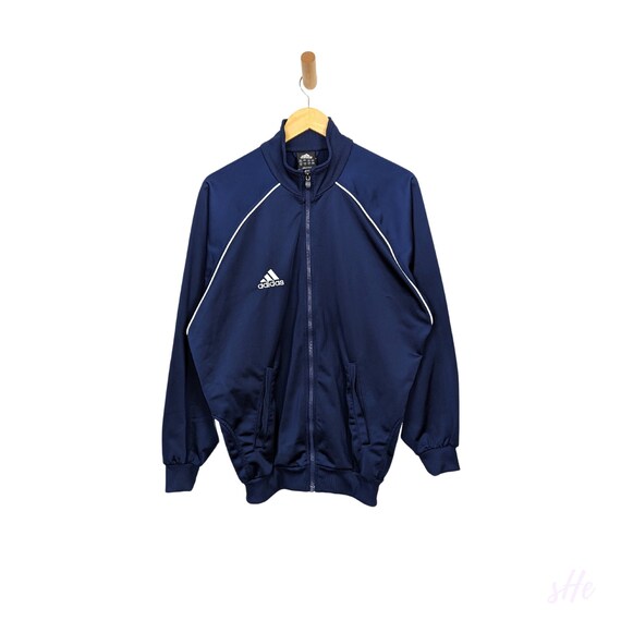 2000s Adidas vintage jacket M with zip - Gem