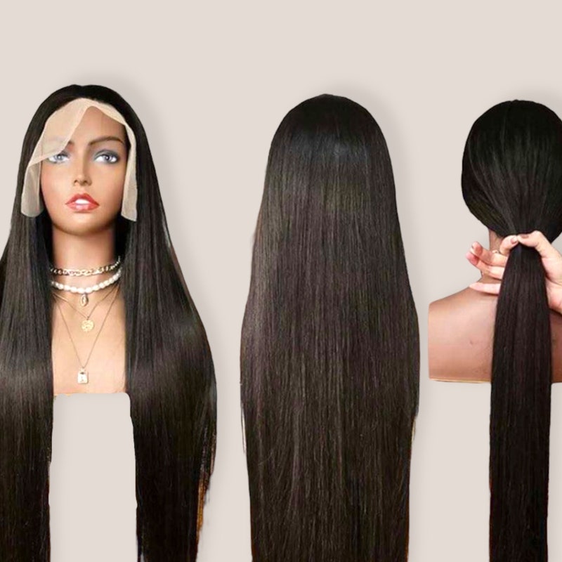 Real Human Hair Wig - Etsy