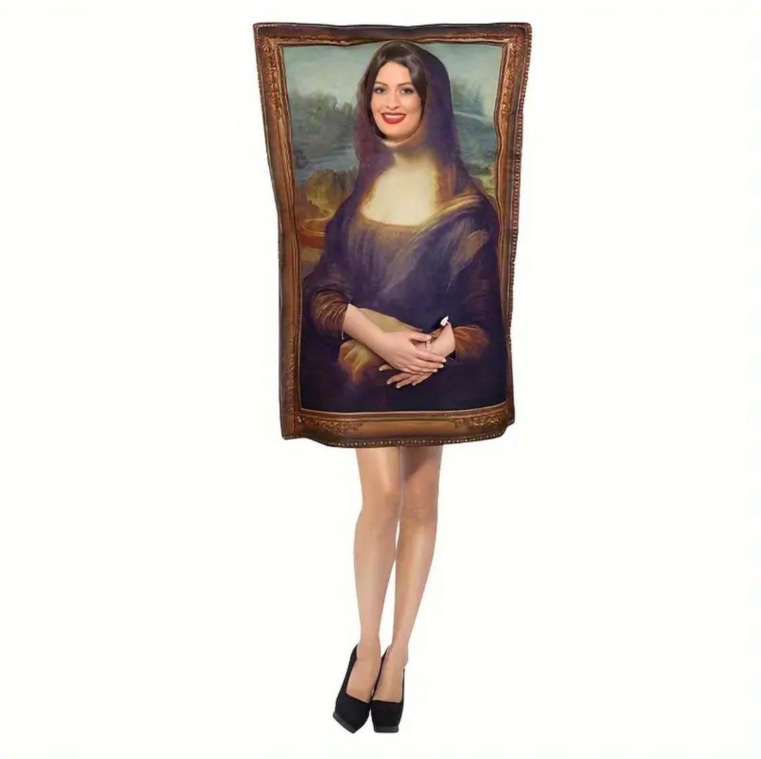 Mona Lisa Scream Wearable Art Costume- Halloween Costume-cosplay - Etsy