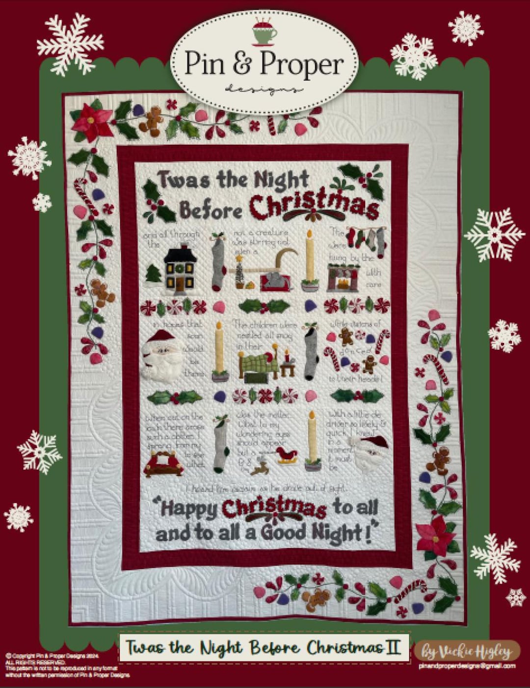 Twas the Night Before Christmas II Quilt Pattern - Etsy