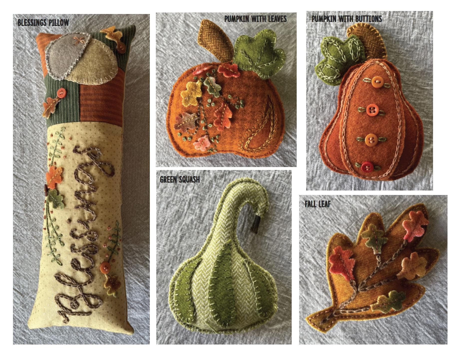 Autumn Bowl Fillers Pattern - Etsy