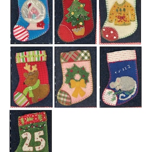 ABC Christmas Advent Pattern - Etsy