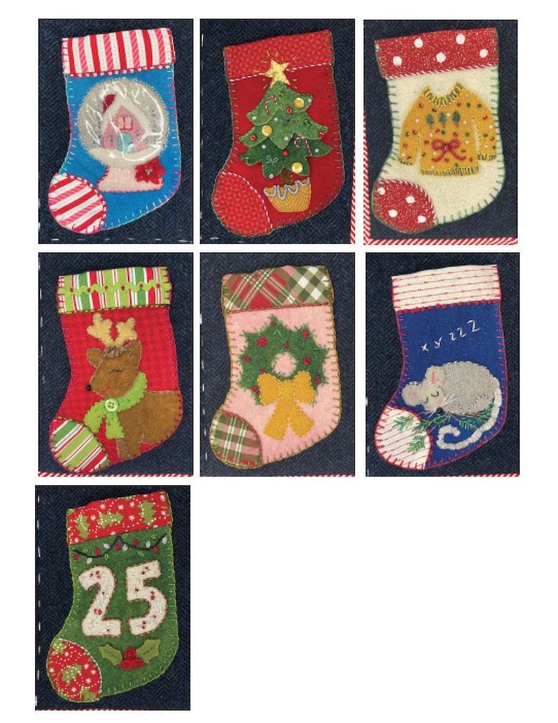 ABC Christmas Advent Pattern - Etsy