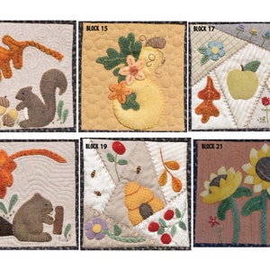 Autumn Quilt Pattern PDF, Downloadable Quilt Pattern, Fall Quilt ...