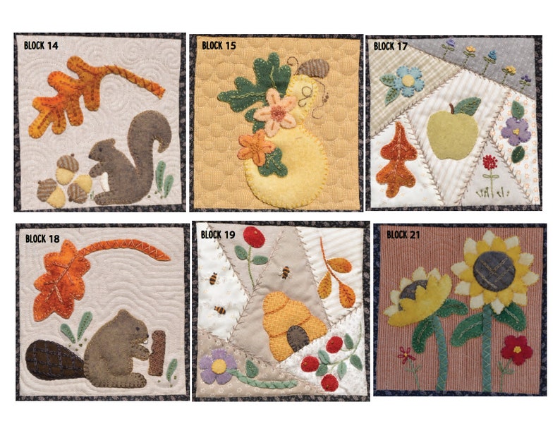 Autumn Quilt Pattern PDF, Downloadable Quilt Pattern, Fall Quilt ...