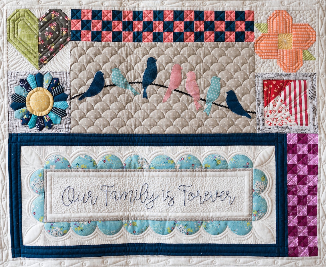 Heirloom Quilt Pattern Our Family | Etsy UK