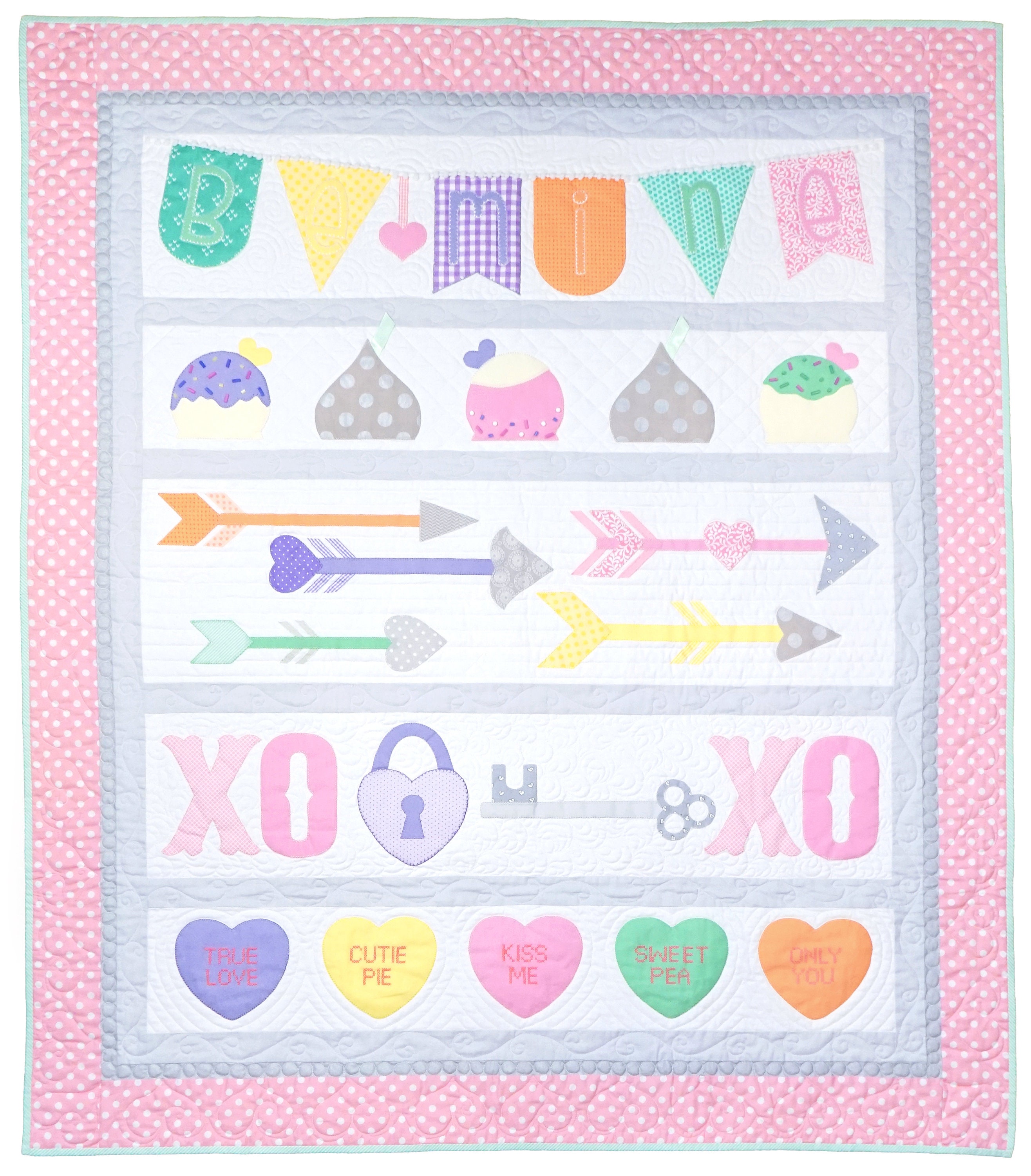 Be My Valentine Quilt Pattern - Etsy