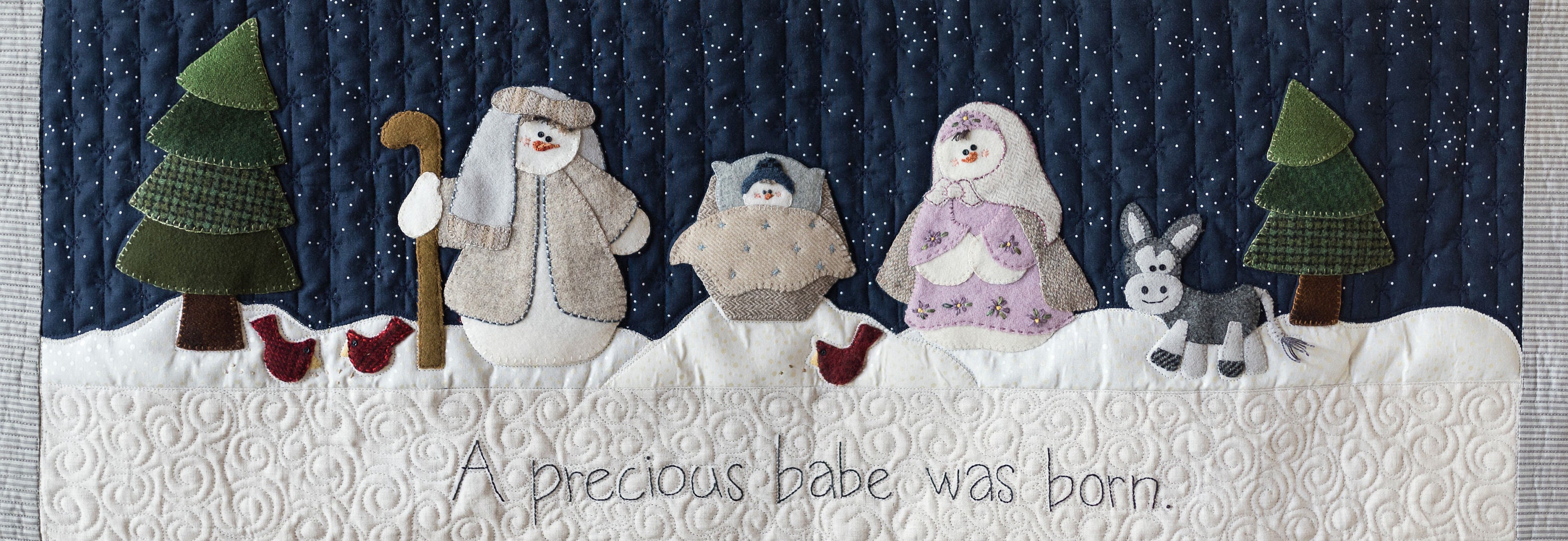 Snowman Nativity Quilt Pattern - Etsy