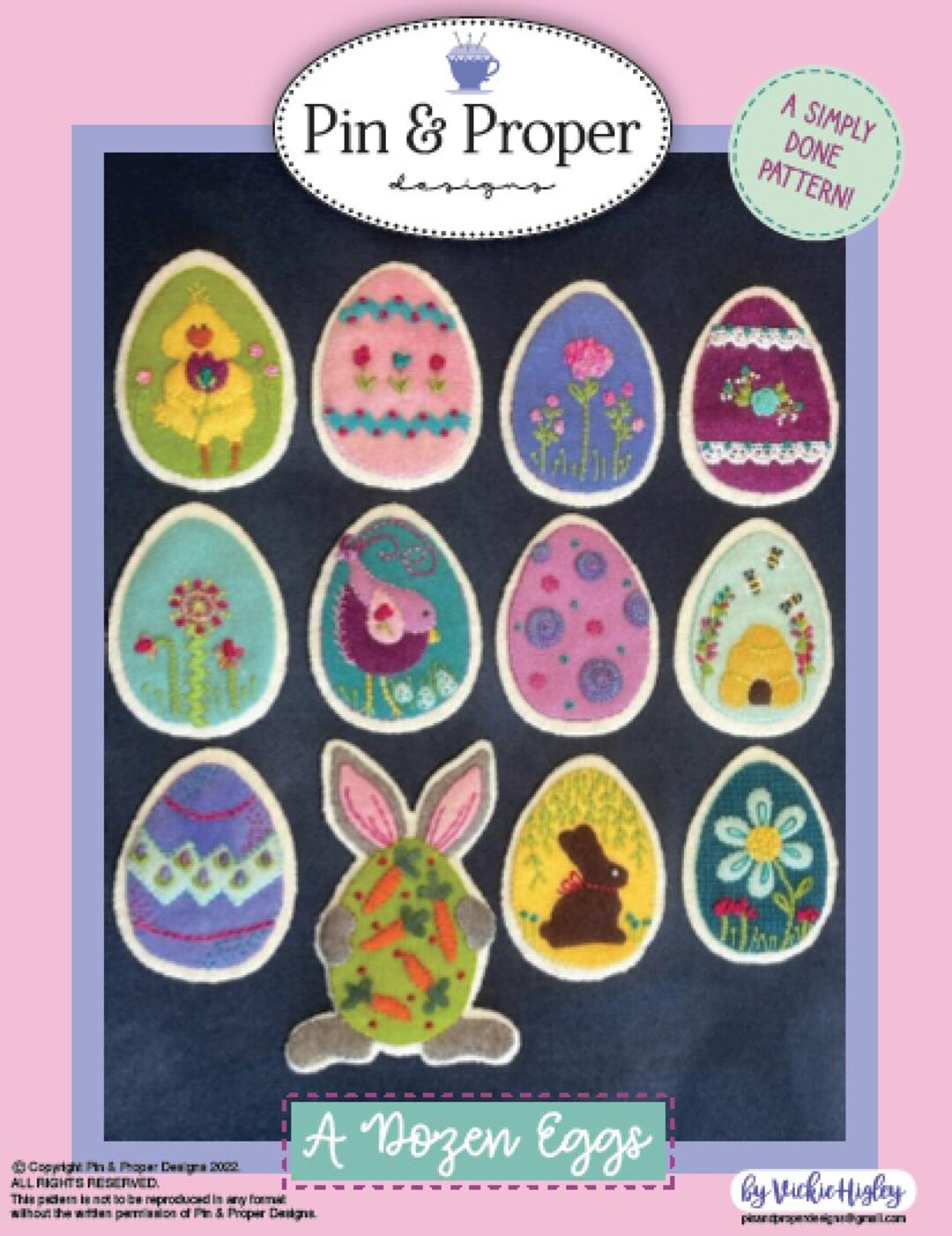 A Dozen Eggs Easter Banner Pattern - Etsy