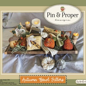 Autumn Bowl Fillers Pattern - Etsy