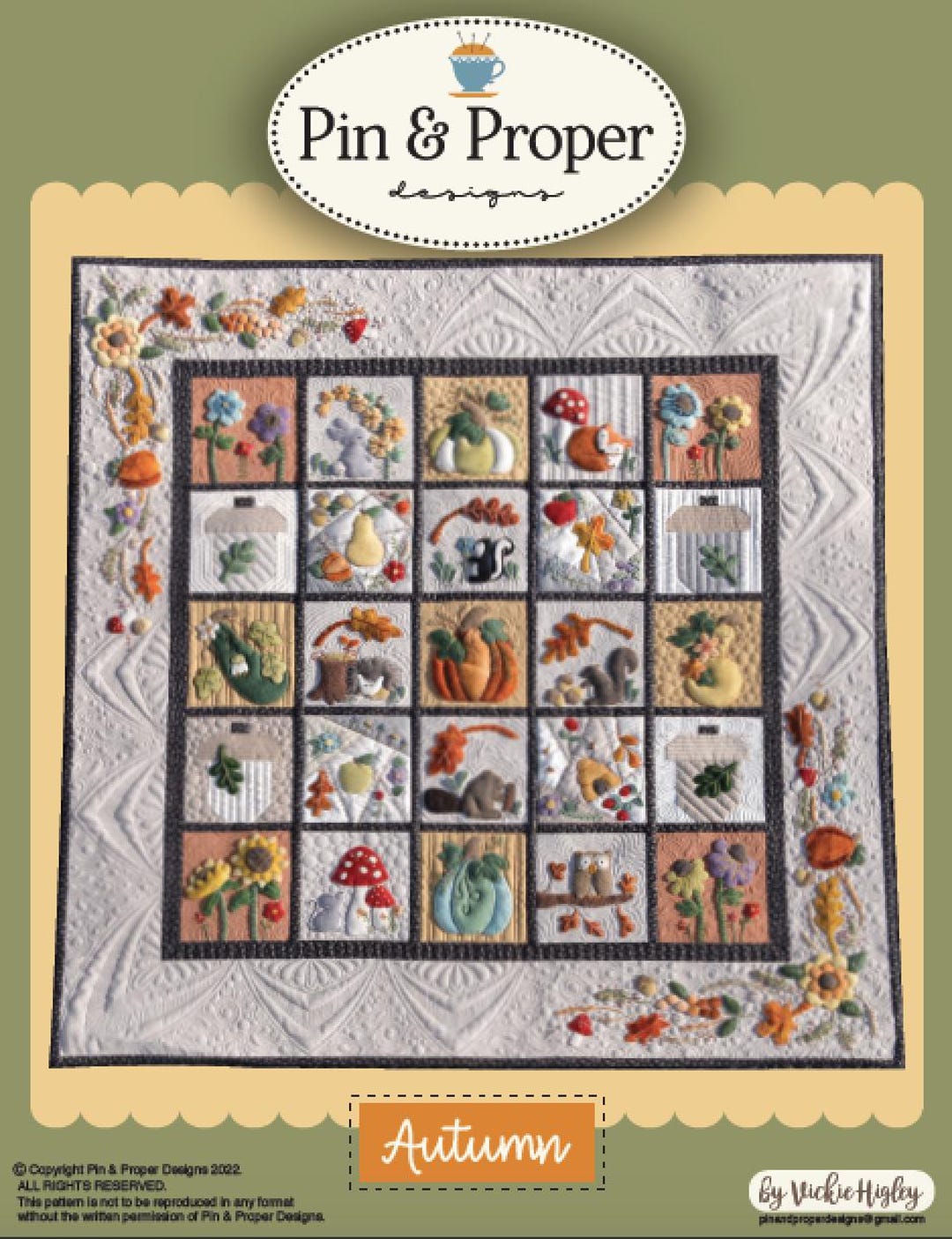 Autumn Quilt Pattern - Etsy