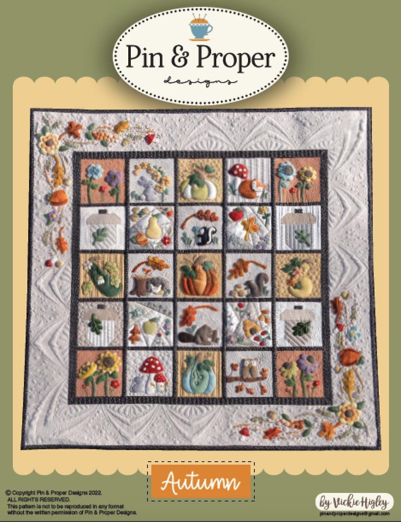 Autumn Quilt Pattern - Etsy