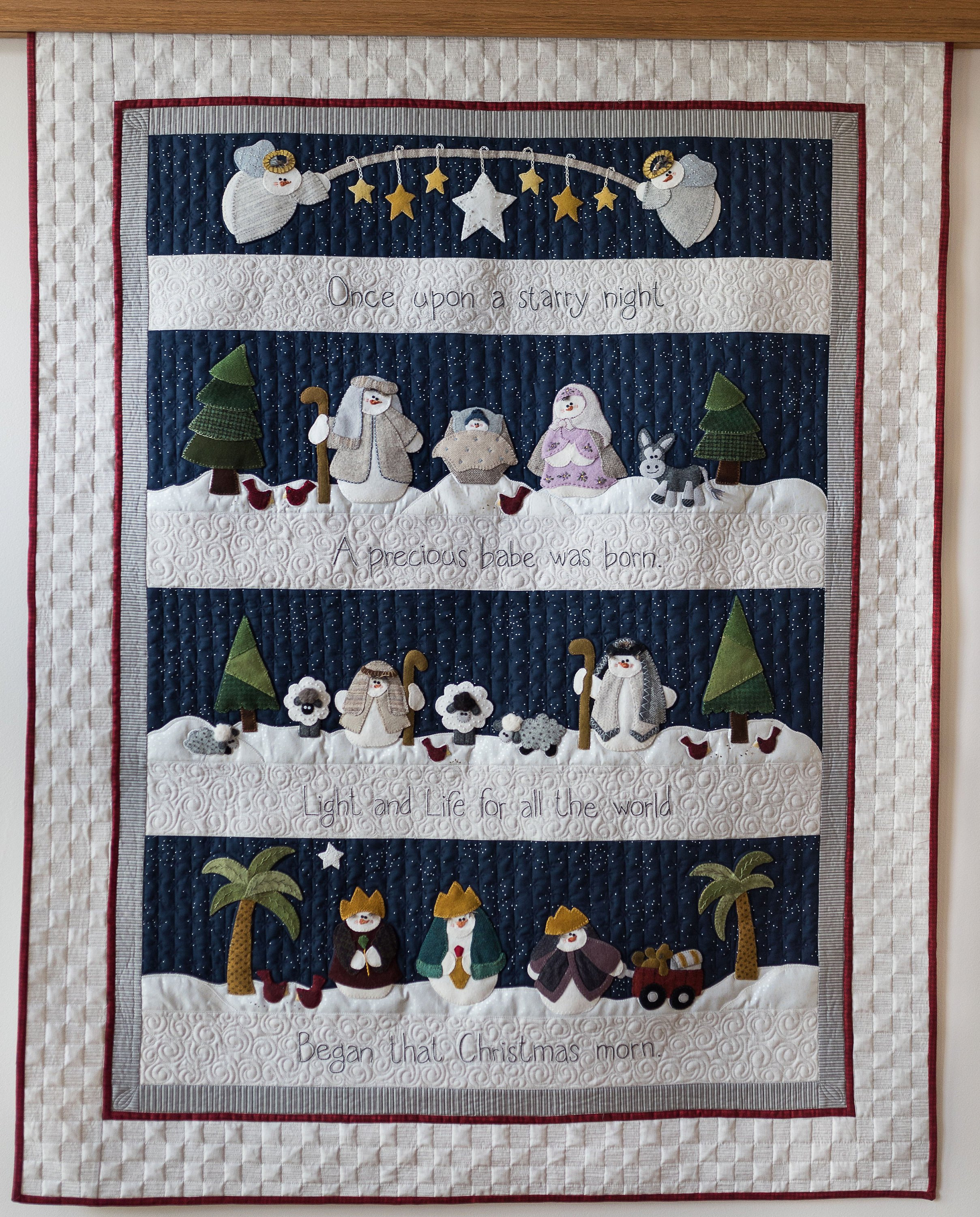 Snowman Nativity Quilt Pattern - Etsy Canada