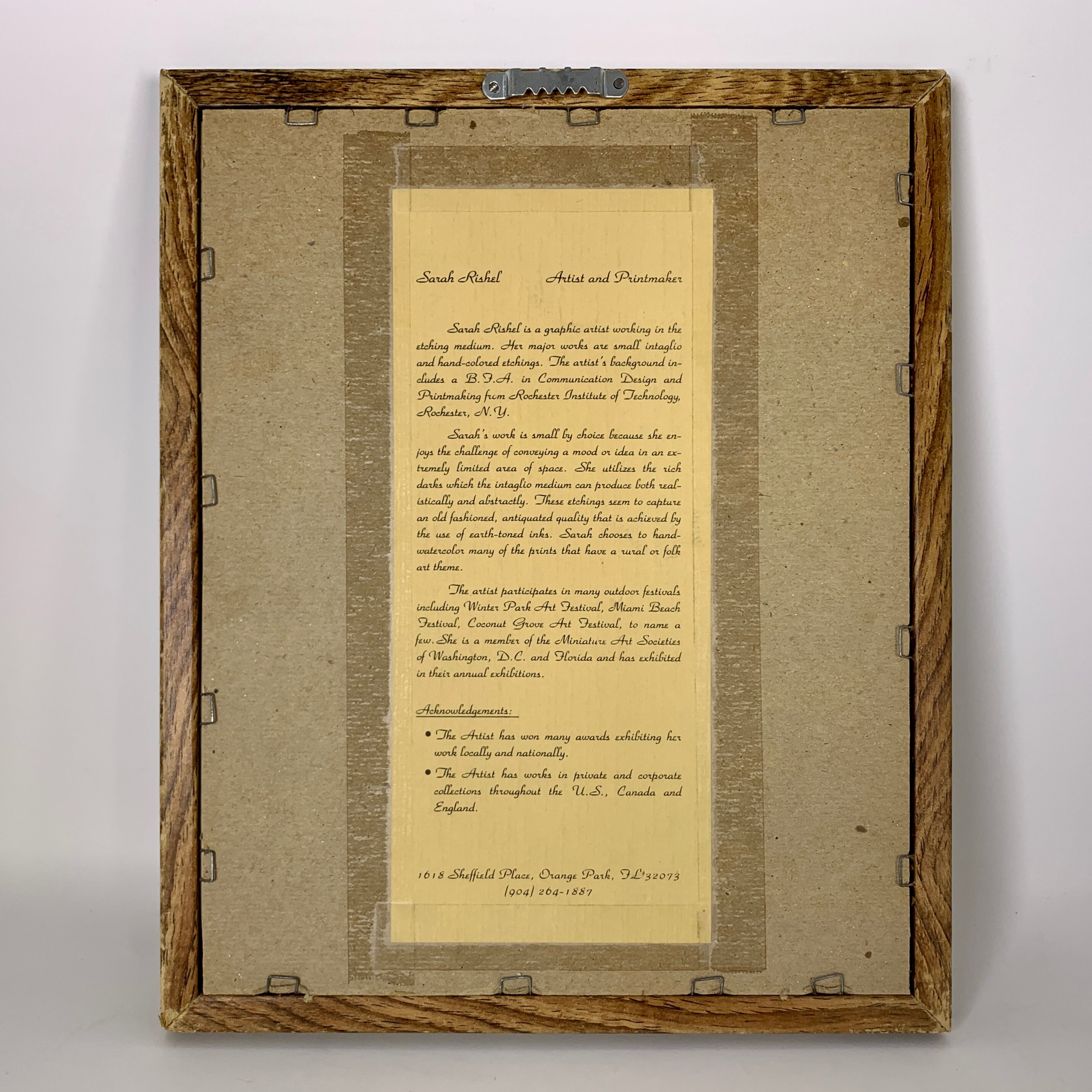 Sarah Rishel Etching Print 'boston Fern' 10/25 - Etsy