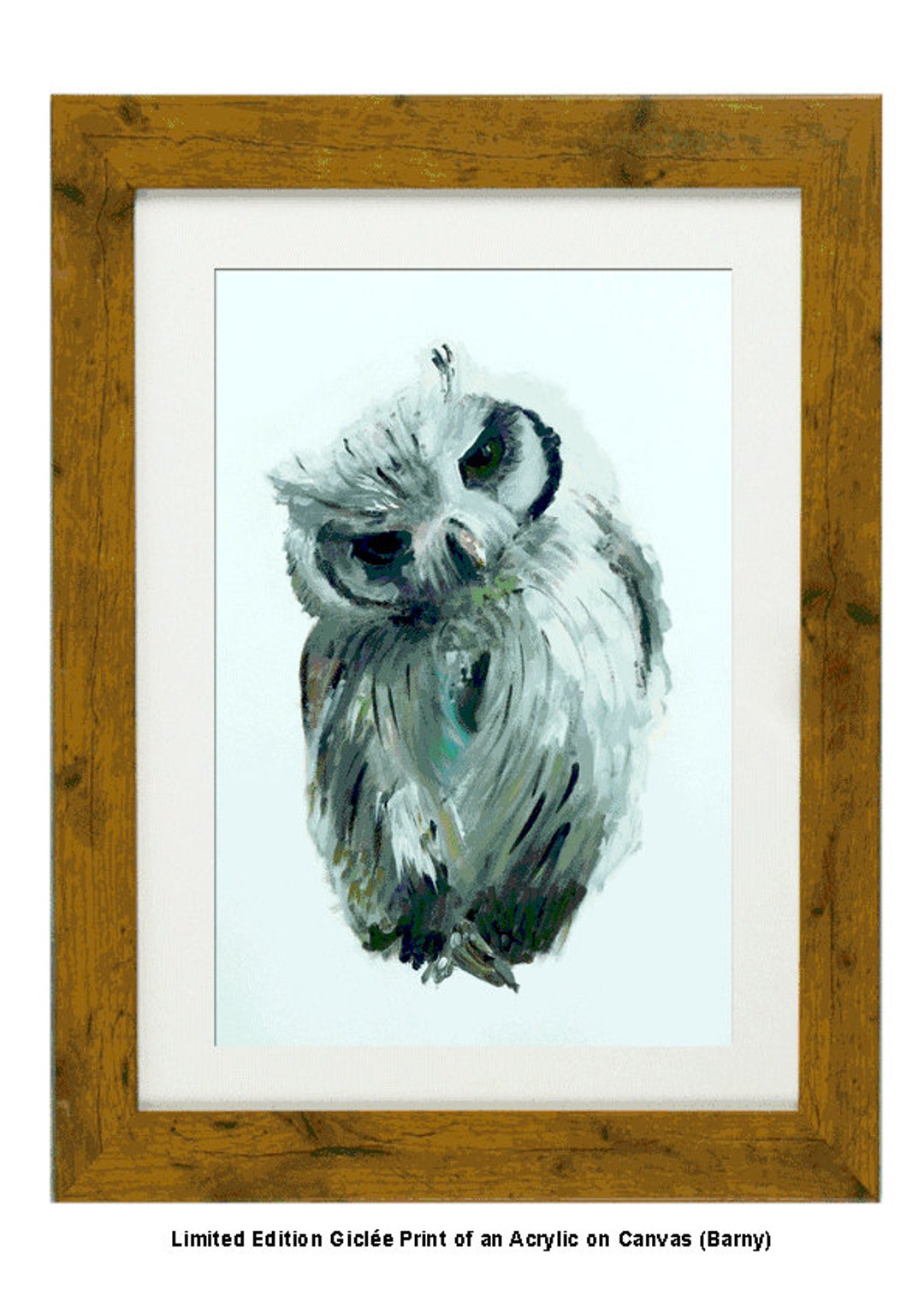 BARNY, Framed Limited Edition Fine Art Giclée Print, From an Original ...