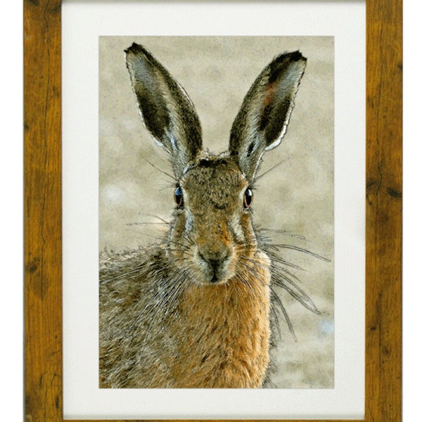 Hare Painting - Etsy UK
