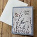 Winter Birds Thank You Greeting Card - Etsy