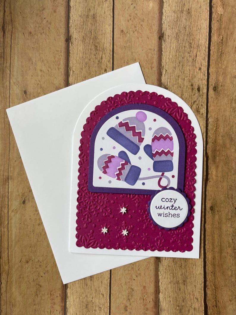 Winter Wishes Greeting Cards, 4 Designs - Etsy