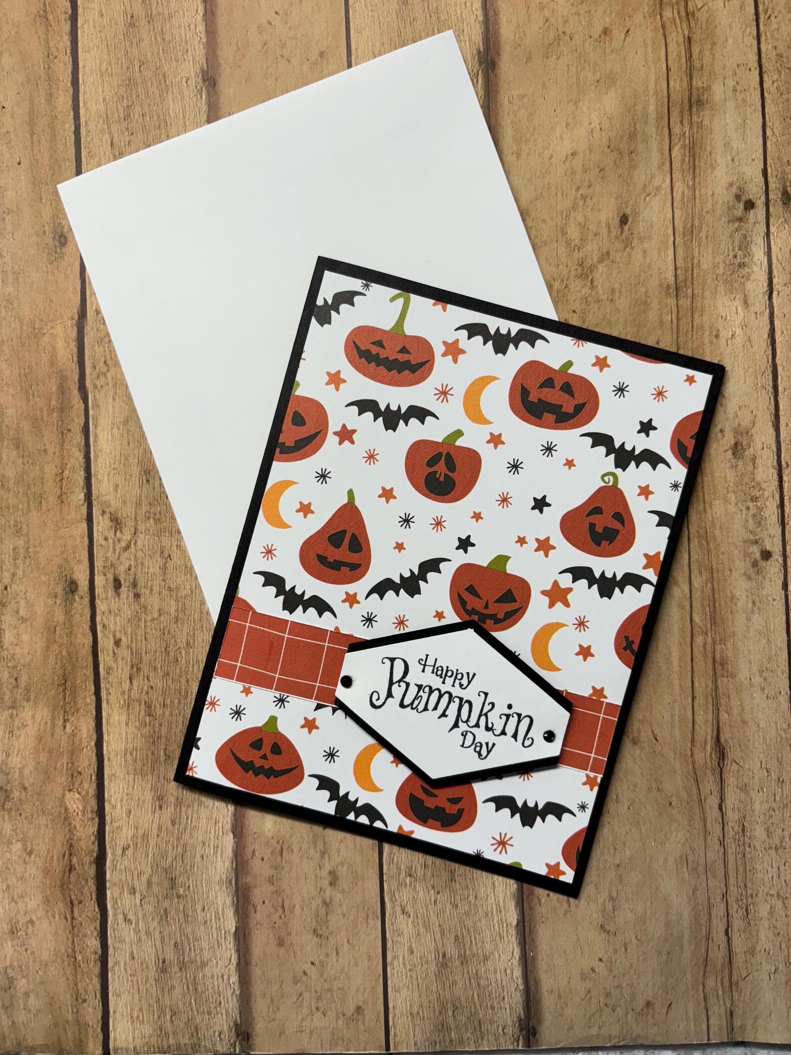 Happy Halloween Pumpkin Greeting Card - Etsy