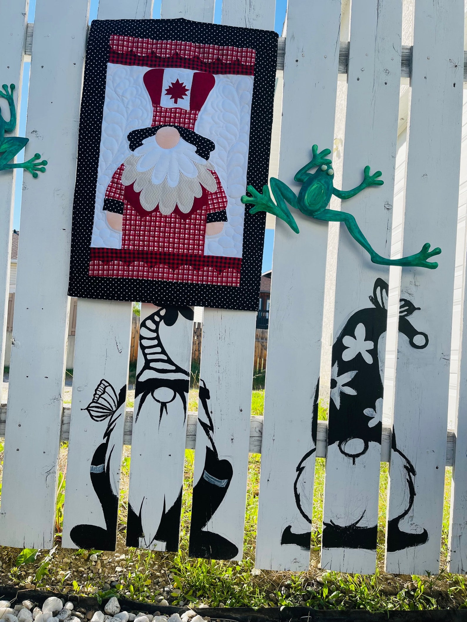 O' Canada Gnome Wall Hanging / Canada / Canadian / Canada Day / Garden ...