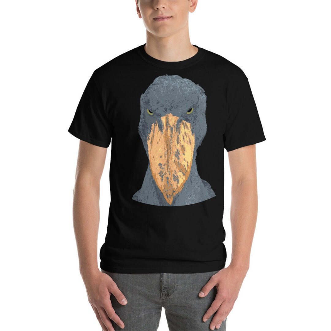 Angry Stork Shoebill Short Sleeve T-shirt - Etsy
