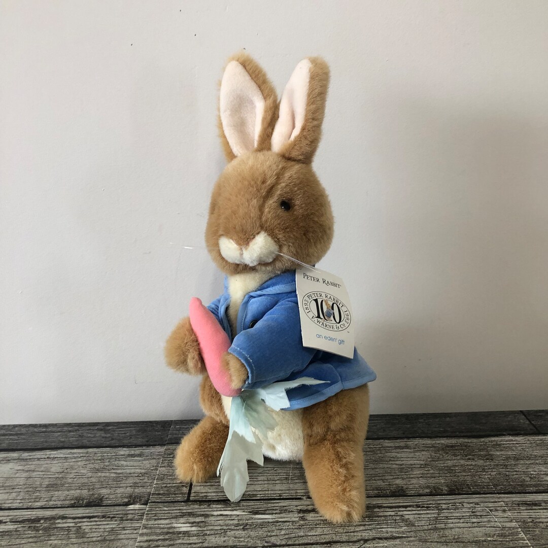 Vintage 1993 Eden Peter Rabbit Plush Toy - Etsy