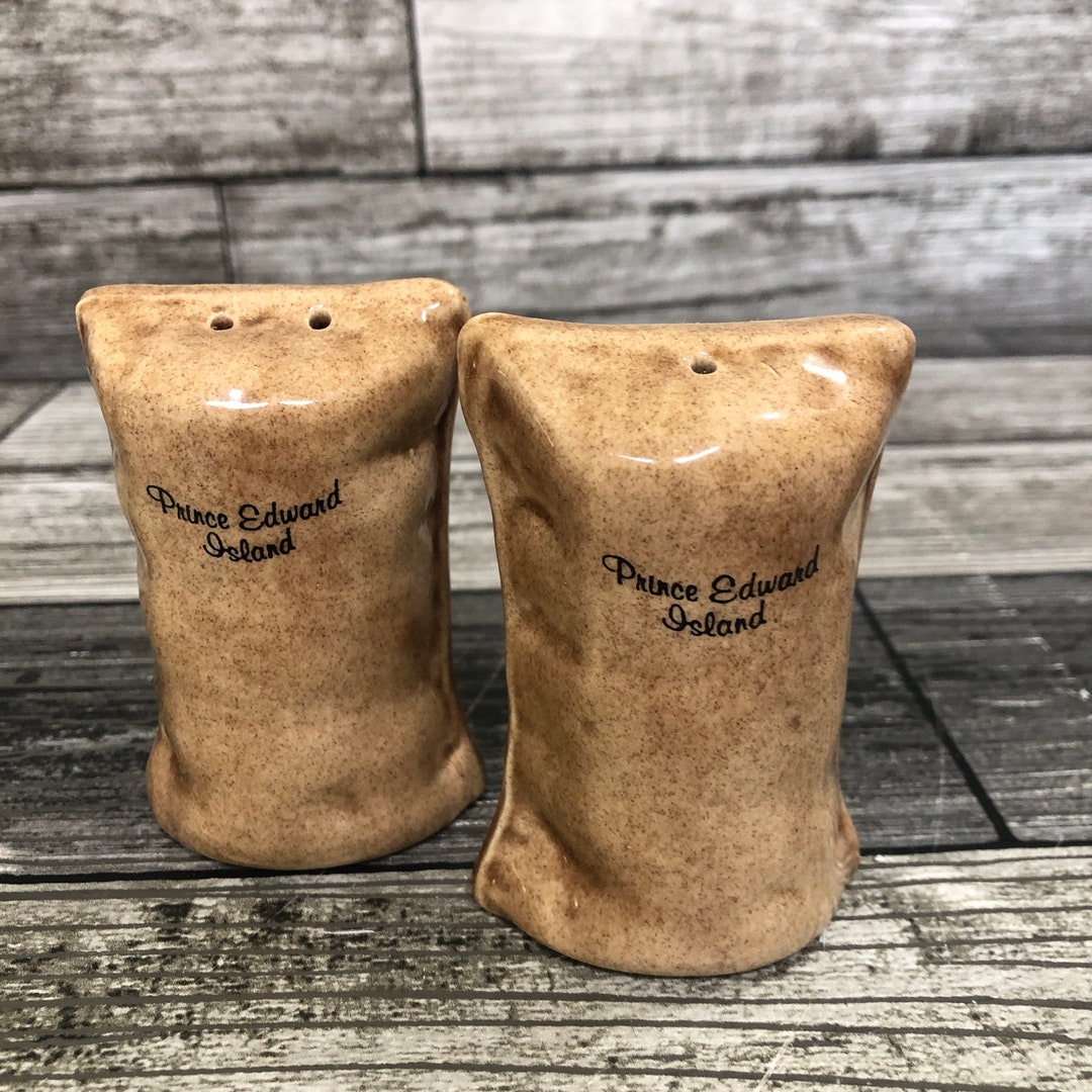 Vintage Bag of Prince Edward Island Potato Salt Pepper Shakers - Etsy