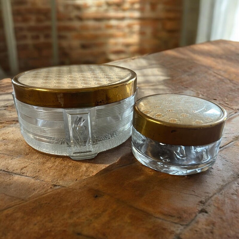 Glass Dresser Set - Etsy