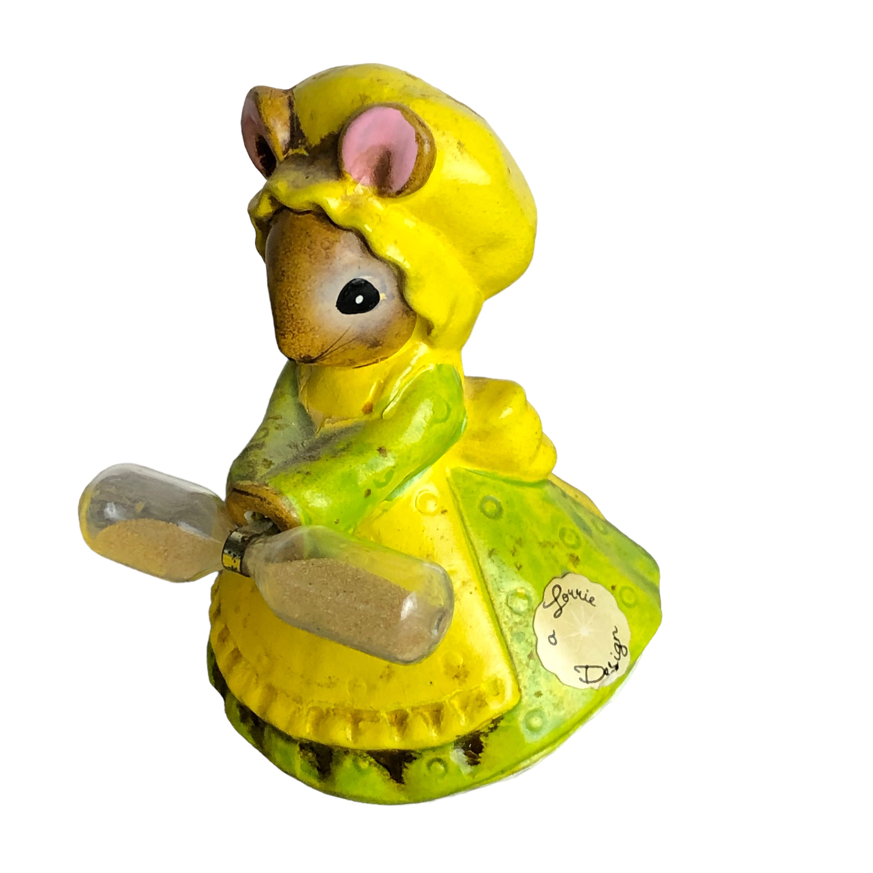 Vintage Josef Originals Mouse Cheese Toothpick Holder Egg Timer Lorrie ...