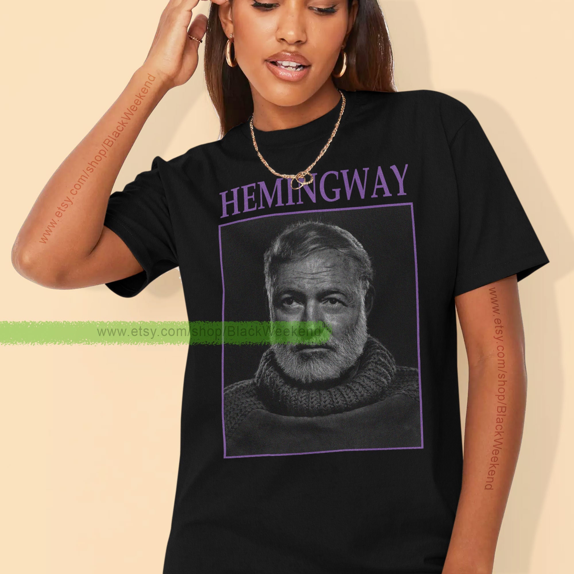 Ernest Hemingway Shirt Classic Book Literary History Tee | Etsy