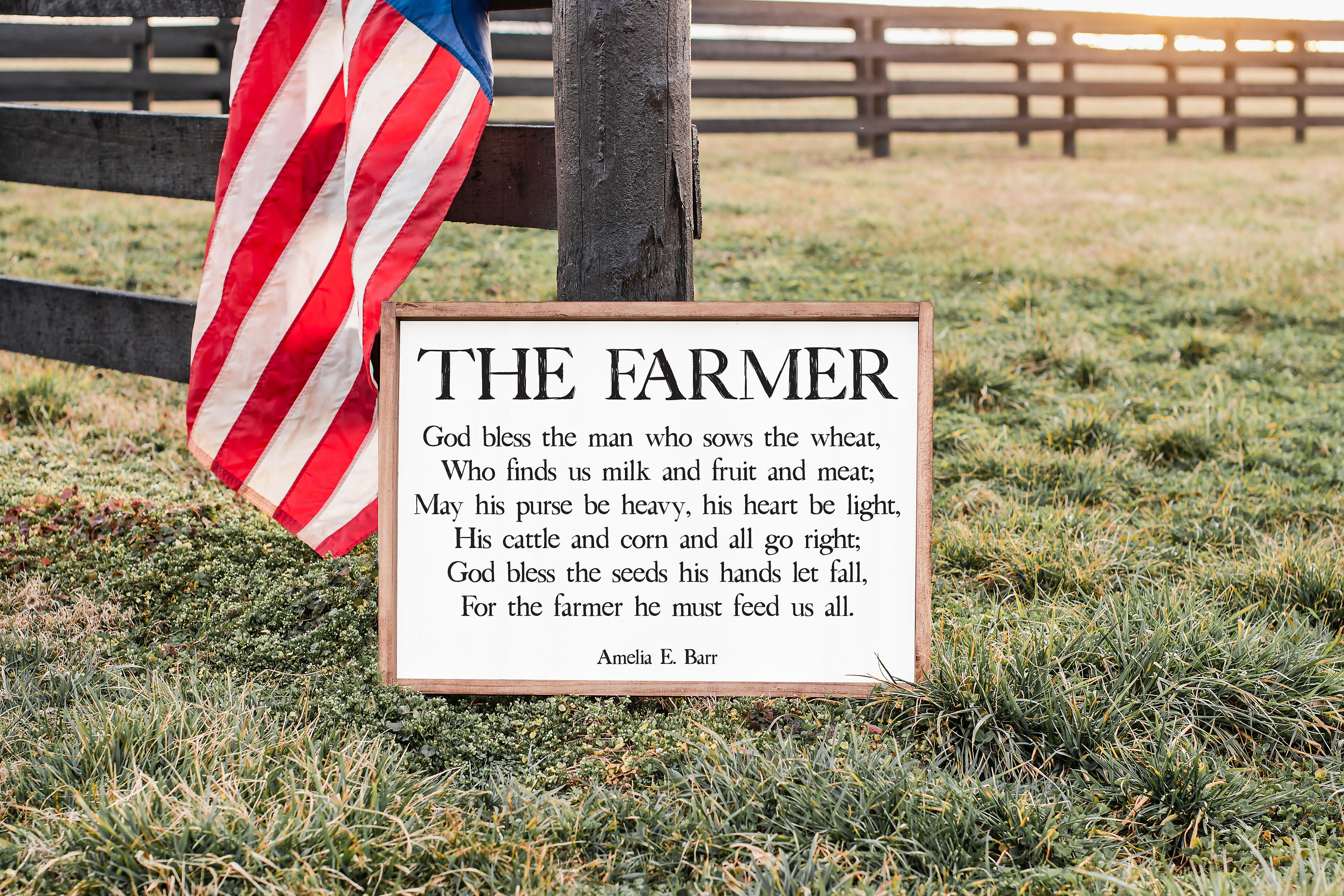 The Farmer Sign Farm Sign Farmhouse Sign Country Sign | Etsy