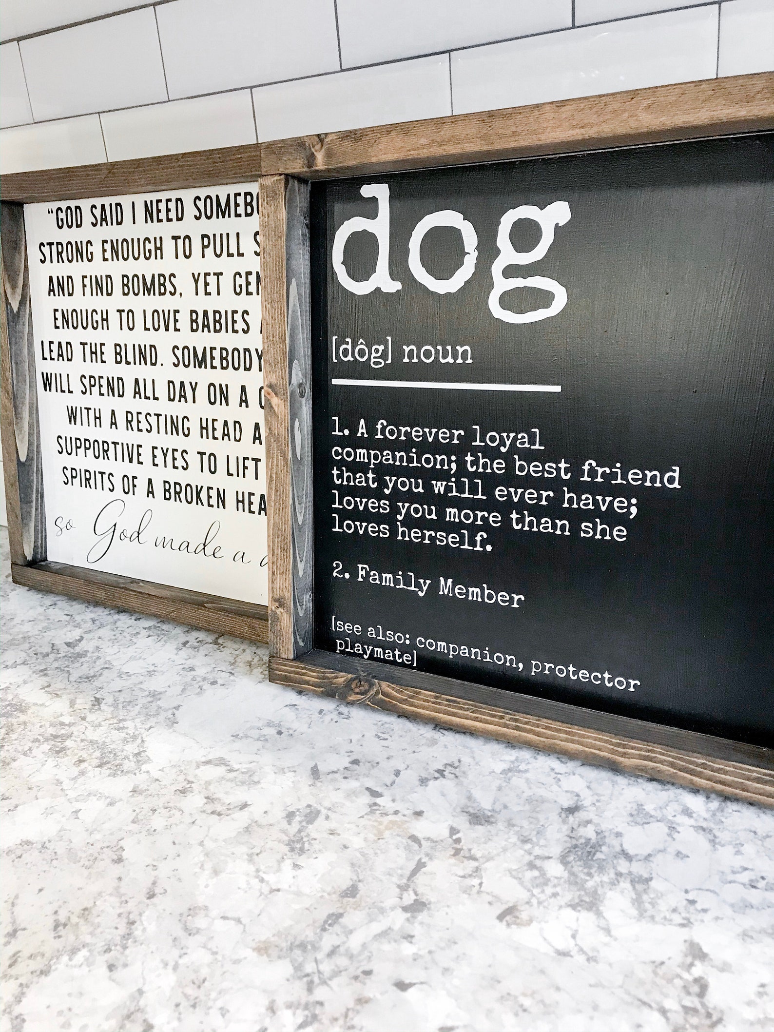 God Made a Dog Signs About Dogs Wood Dog Sign Dog Home - Etsy Canada