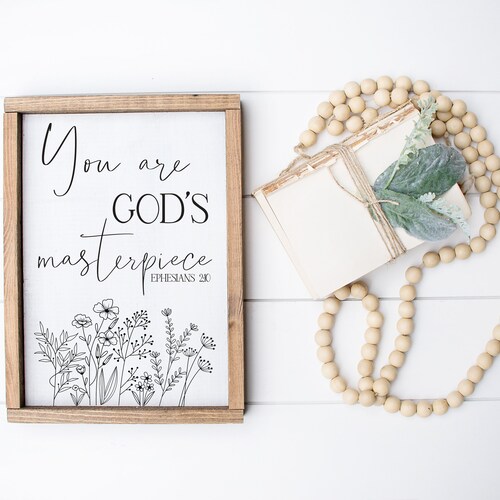 Wonderfully Bible Verse Wall Art Wood Sign Christian Wall - Etsy