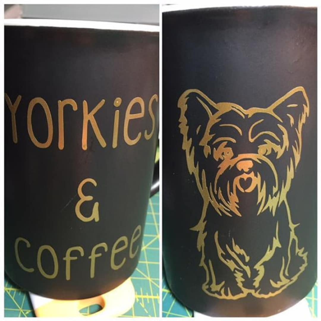 Yorkie Coffee Mug, Yorkie Mom Gift, Yorkshire Terrier Cup Dog Owner ...