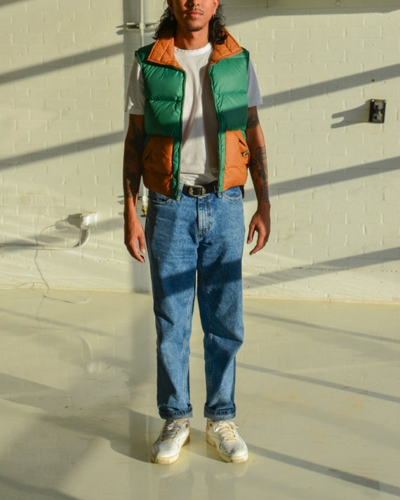 vintage 80s colorblock puffer - Gem