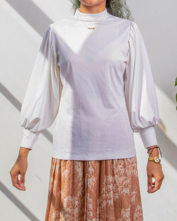 vintage puff sleeve long - Gem