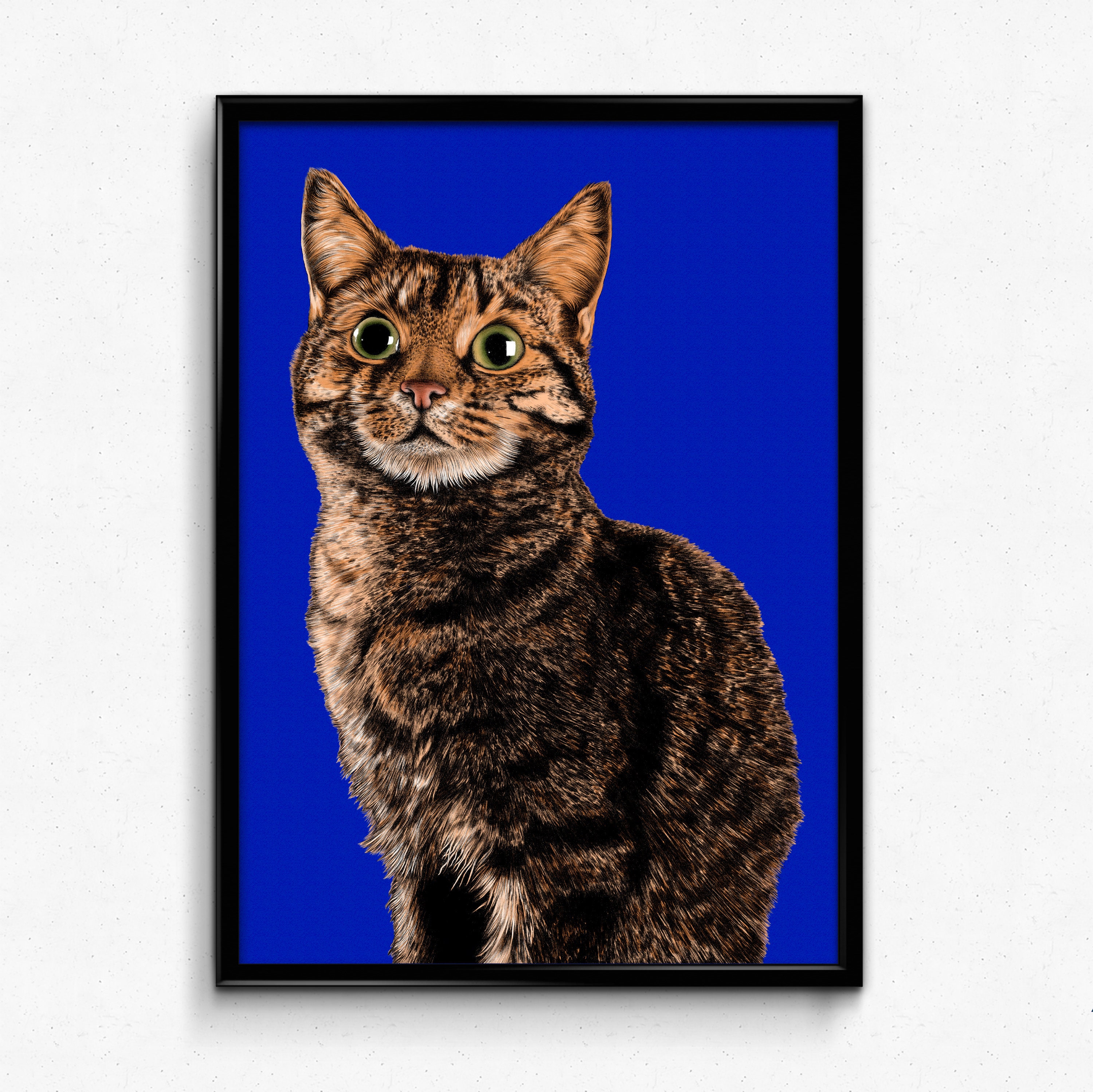 Custom Cat Portrait Personalized Gift Christmad Gift for Cat - Etsy