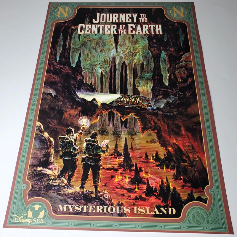 The Mysterious Island Art - Etsy
