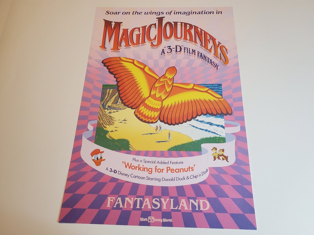 Magic Journeys Poster Authentic Disney Poster Art Walt Disney - Etsy