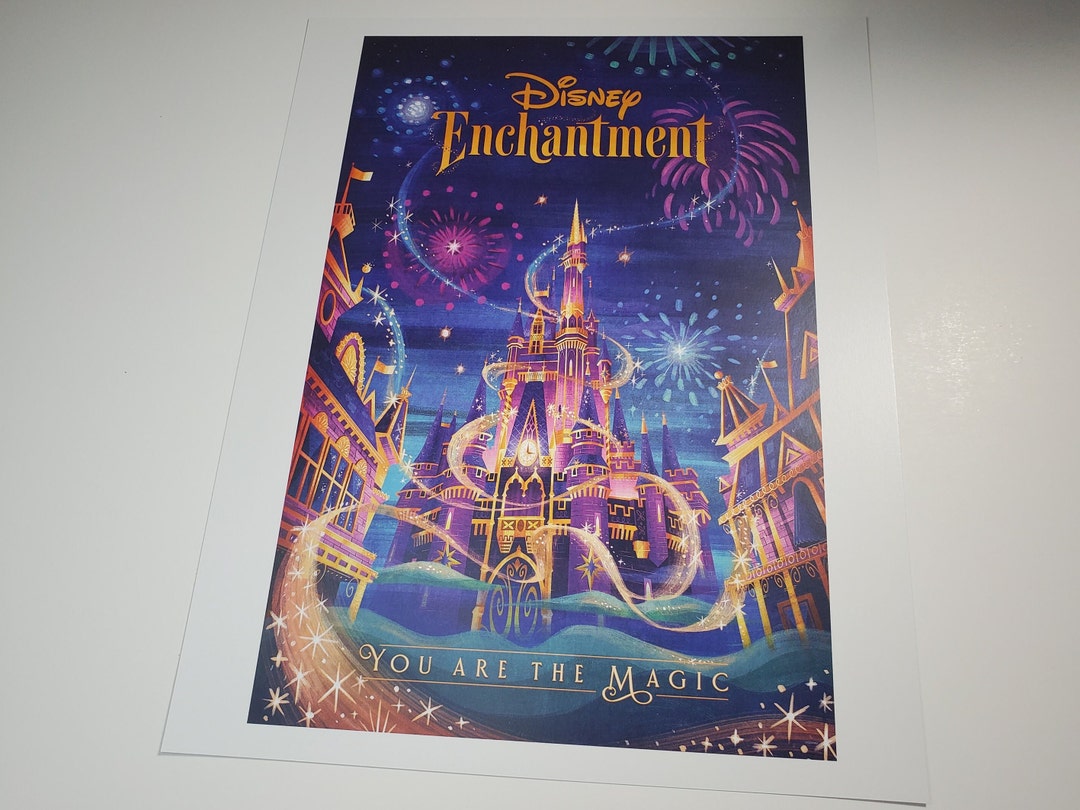 Disney Enchantment Poster Magic Kingdom Walt Disney World 11x14 ...