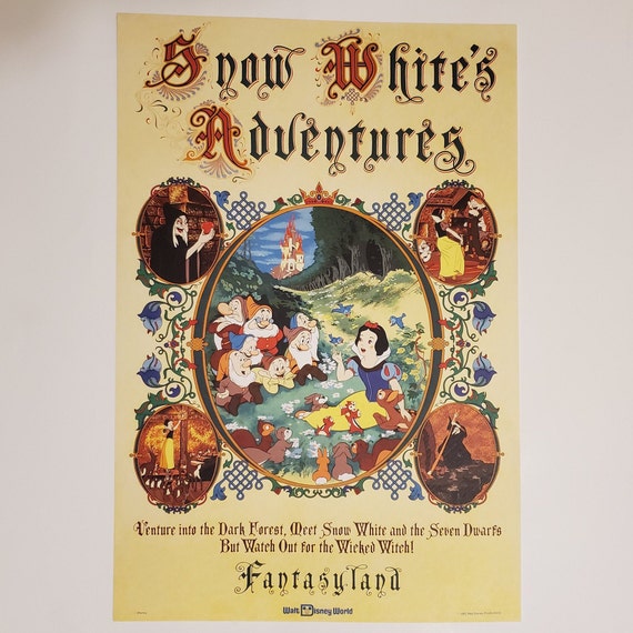 Snow White and the Seven Dwarfs Poster Disney Movie poster Disney ...