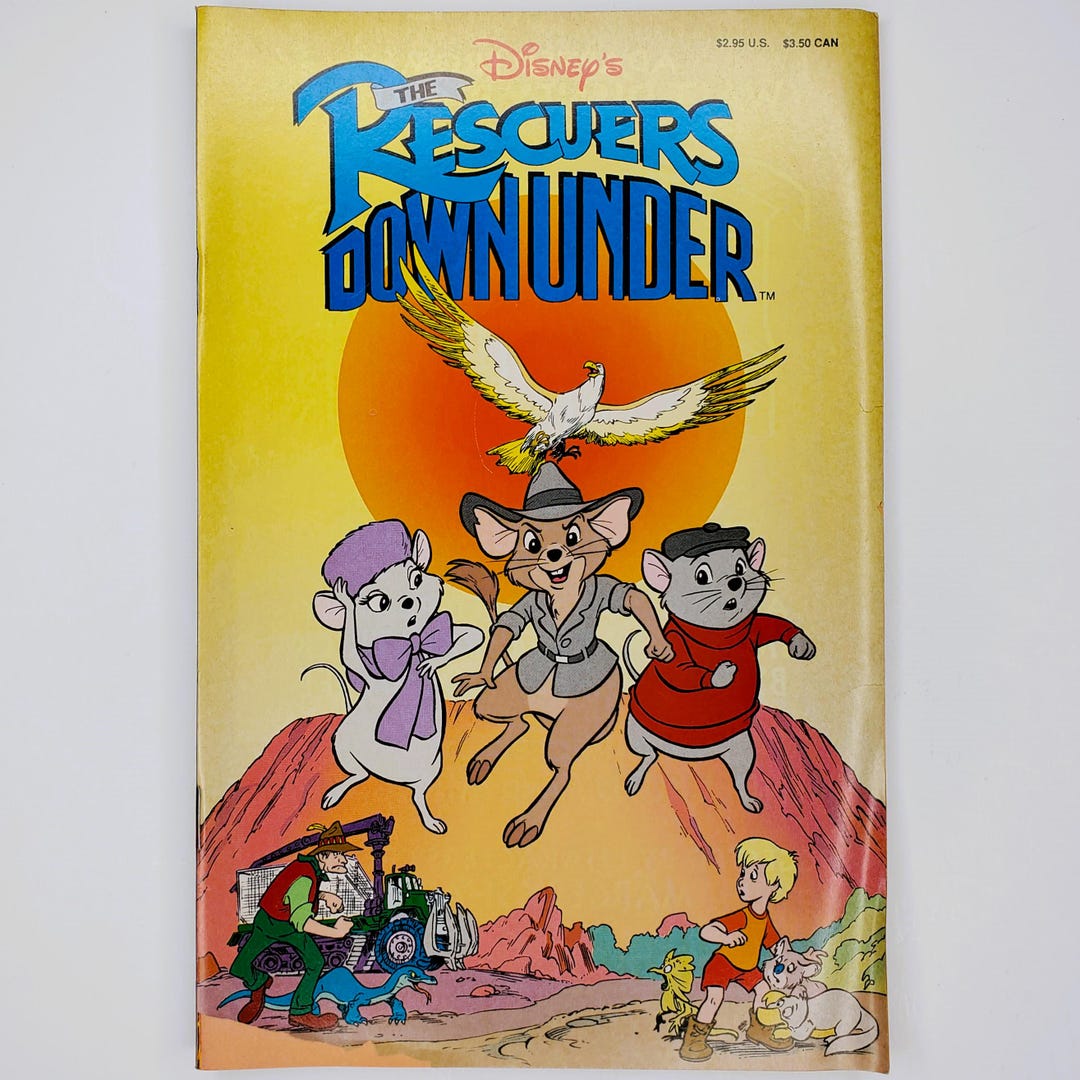 The Rescuers Down Under Comic Book Movie Adaptation Walt Disney Company ...