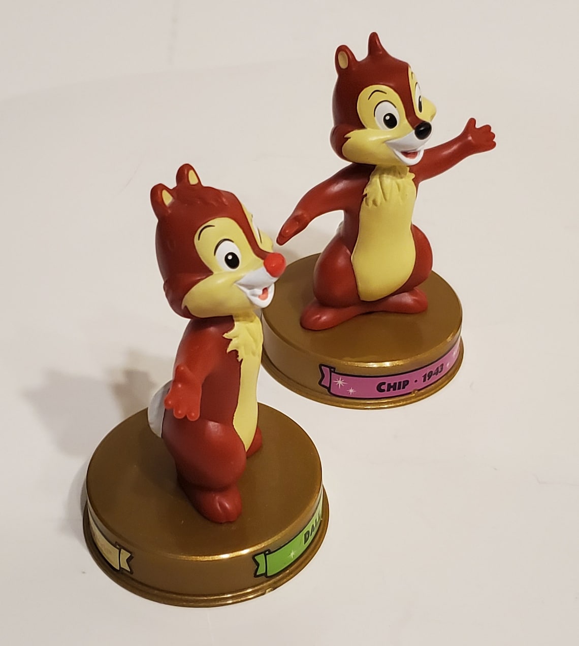 Chip N Dale Figurines Disney's 100 Years of Magic - Etsy