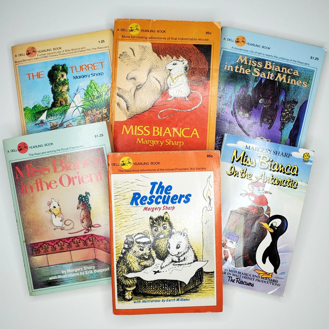 The Rescuers Series Softcover Miss Bianca Bernard Turret Salt Mines ...