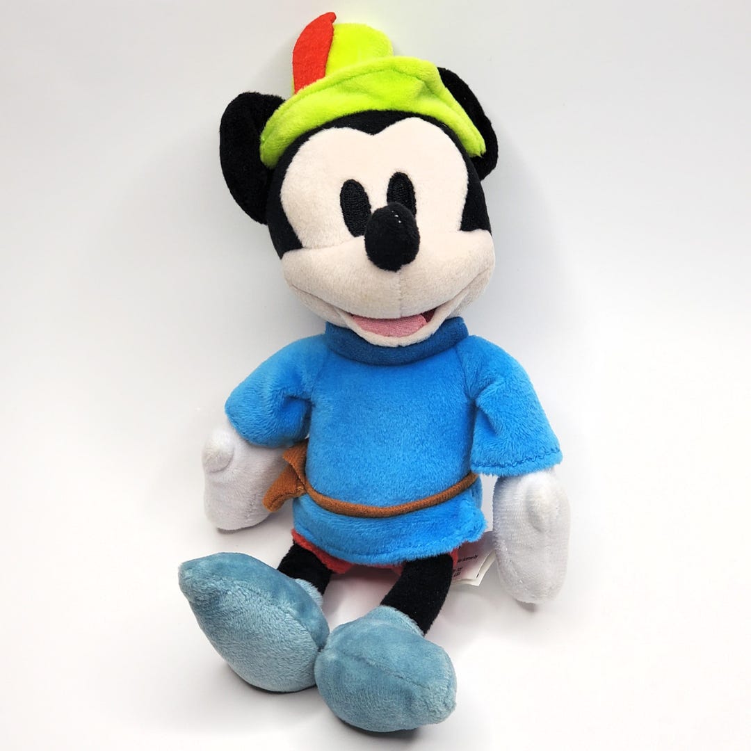 Mickey Mouse Beanbag Brave Little Tailor 9 Inch Plush Disney Stuffed ...